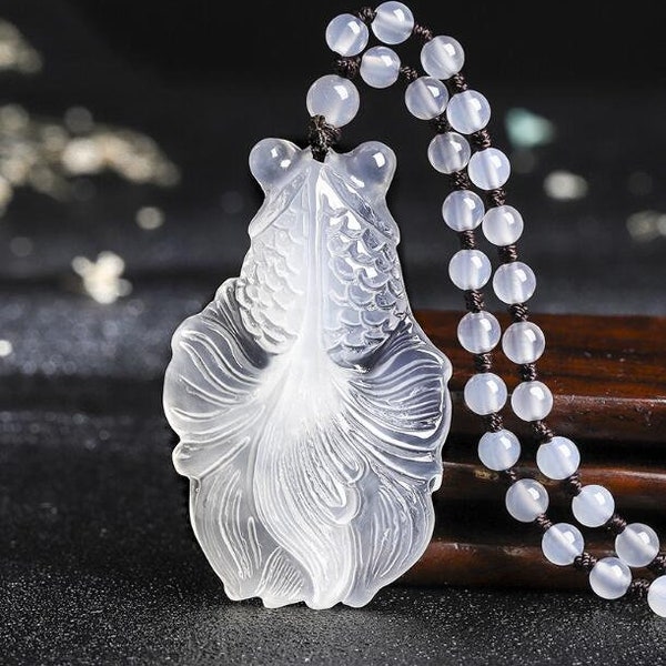 Fish Jade Pendant - Etsy