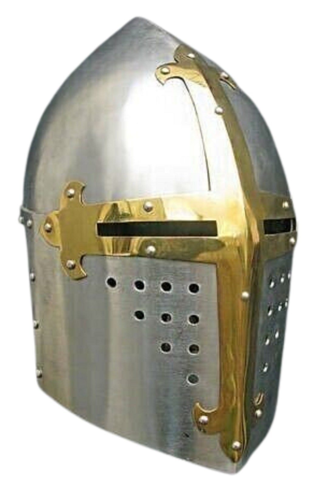 Greathelm Templar Helmet Knights Larp Warrior Helmet 15th - Etsy