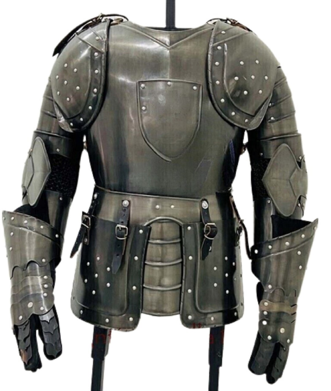 Iron Gothic Knight Armor Body Suit European Half Armor Suit Steel ...