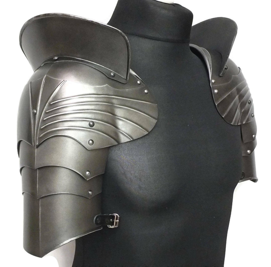 Shoulder Armor Knights Crusader Shoulder Gothic Pair of - Etsy
