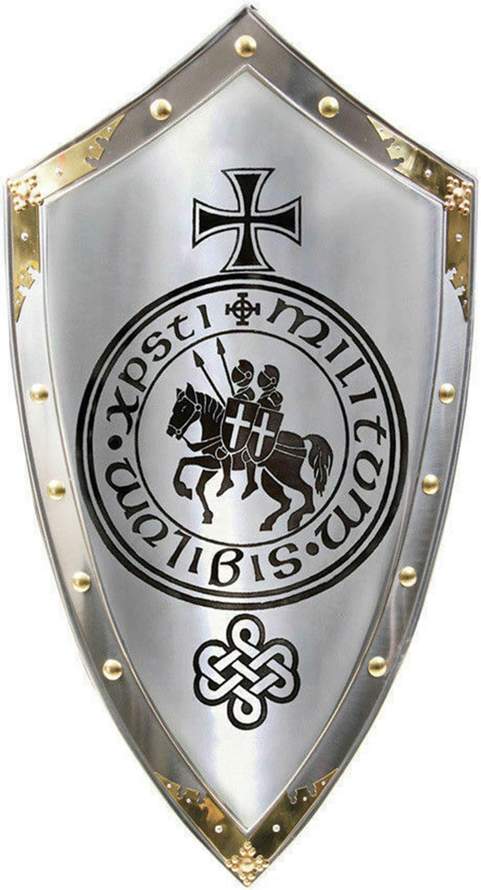 28 Escudo Templario Histórico Escudo de Metal Caballeros - Etsy España