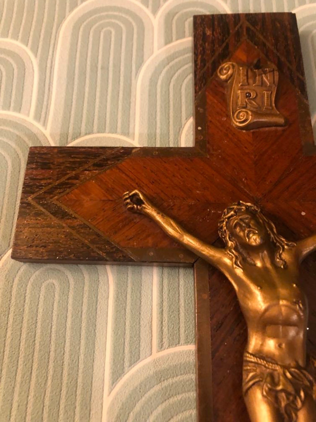 French Art Deco Wooden Cross 1930's Great Design - Etsy
