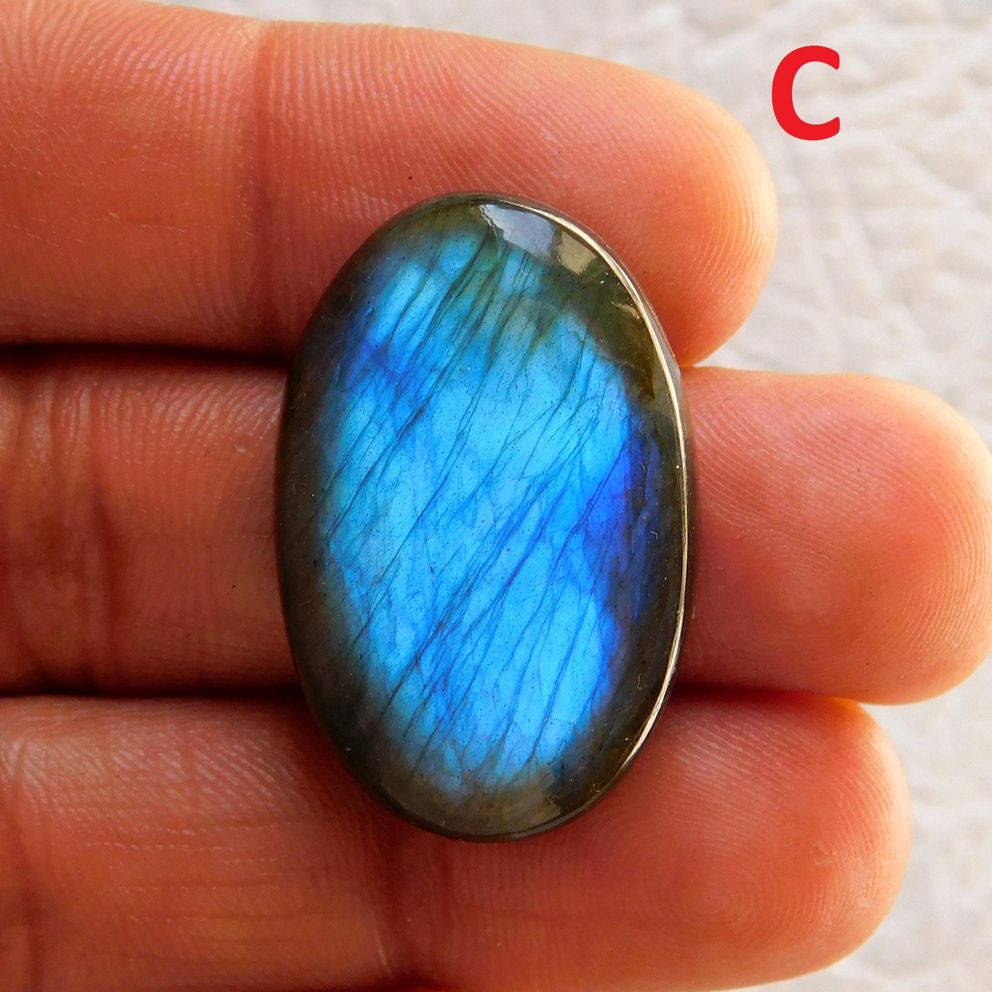 AAA Blue Labradorite Gemstone Blue Stone Oval Teardrop - Etsy UK