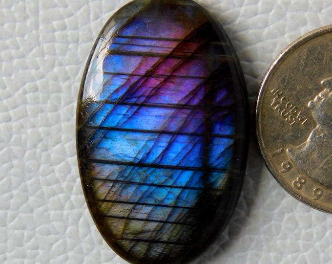 Aaa+++top Unique Rare Purple Flashy Labradorite Cabochon Silver Pendant ...