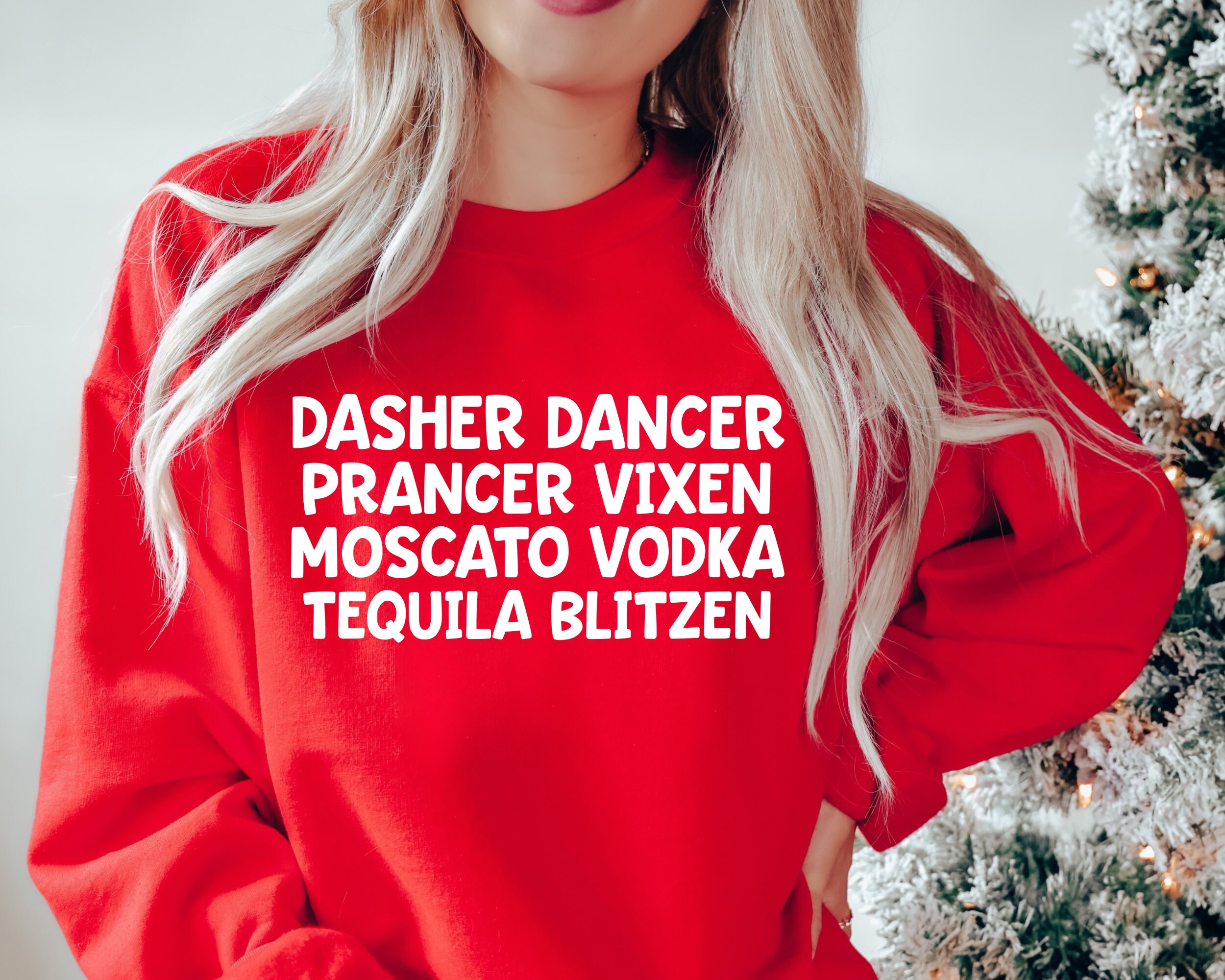 Dasher Dancer Prancer Vixen SVG PNG PDF Christmas Svg Funny - Etsy