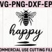 Teacher SVG Files for Cricut, Bee Happy Svg, Be Kind Svg, Inspirational ...