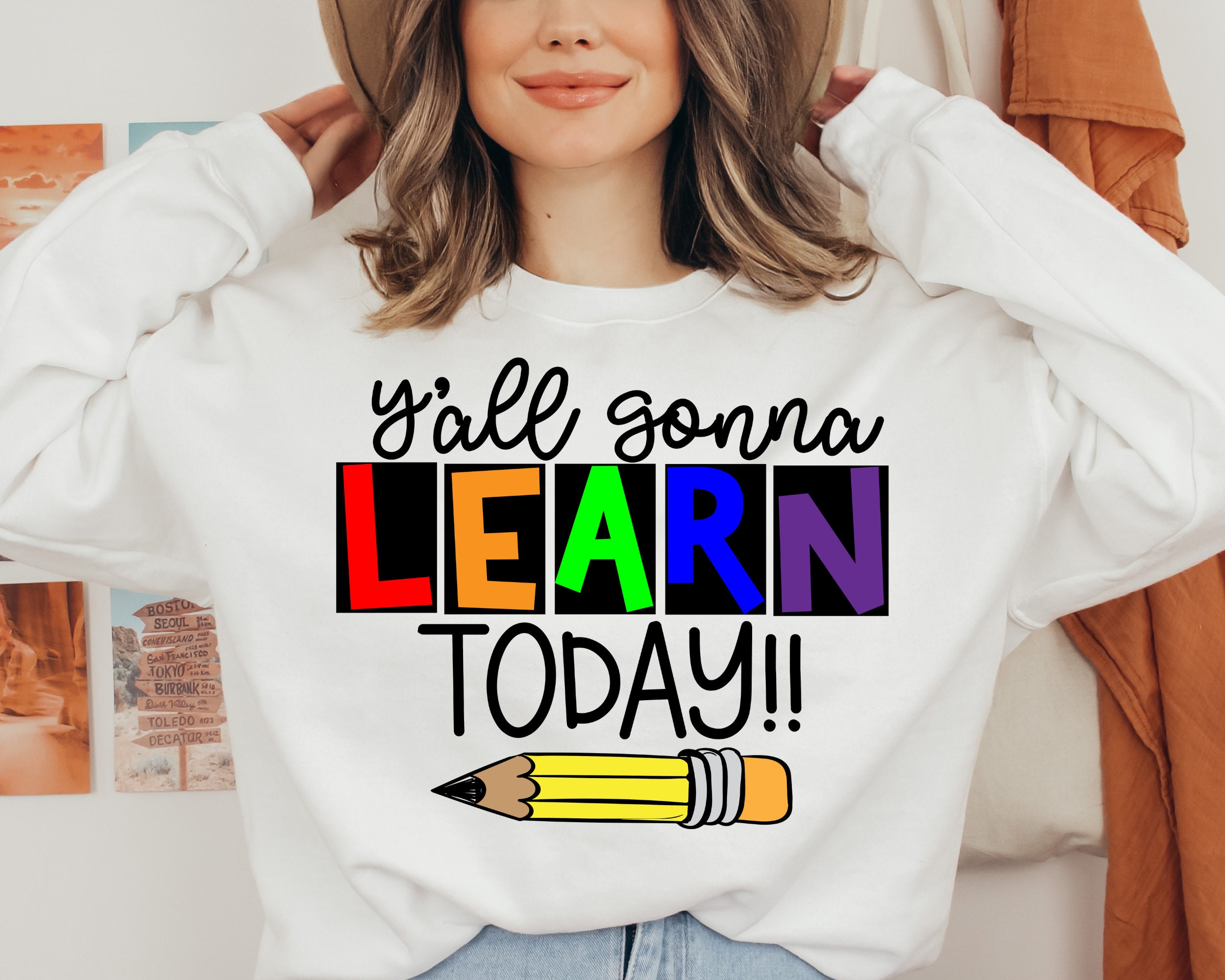 Y'all Gonna Learn Today SVG Teacher Quotes Svg Teacher - Etsy