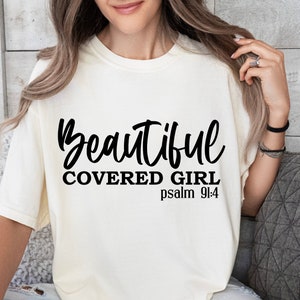 Beautiful Covered Girl SVG, Inspirational Svg, Positive Quote Svg ...