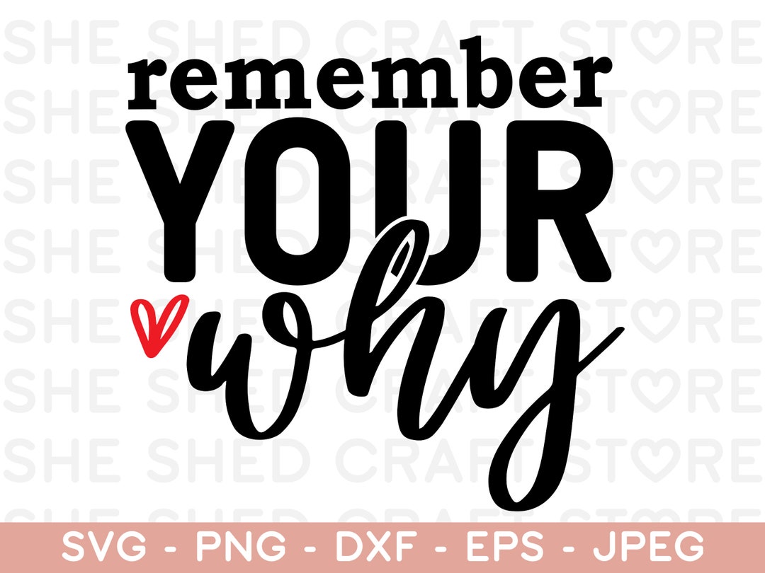 Remember Your Why SVG, Scripture Svg, Christian Quotes Svg, Strong ...