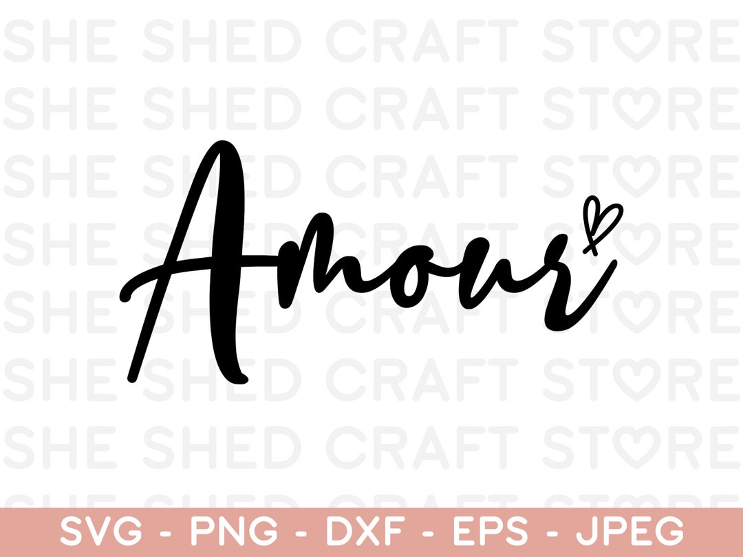 Amour SVG, Xoxo Svg, Heart Svg, Valentines Svg, Love Svg, Valentine ...