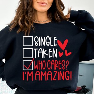 Single Taken SVG, Funny Valentine's Day Svg, Hello Valentine Svg, Taken ...