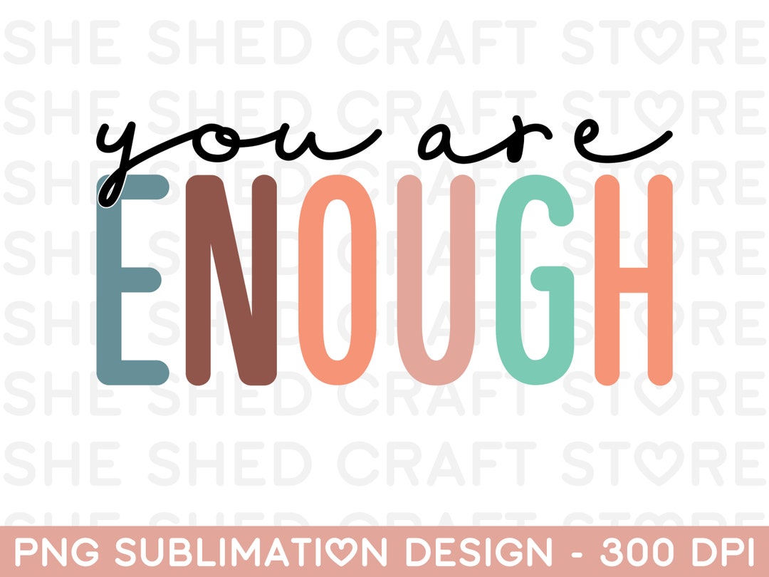You Are Enough Christian SVG, Bible Verse Svg, Religious Svg, Proverbs ...