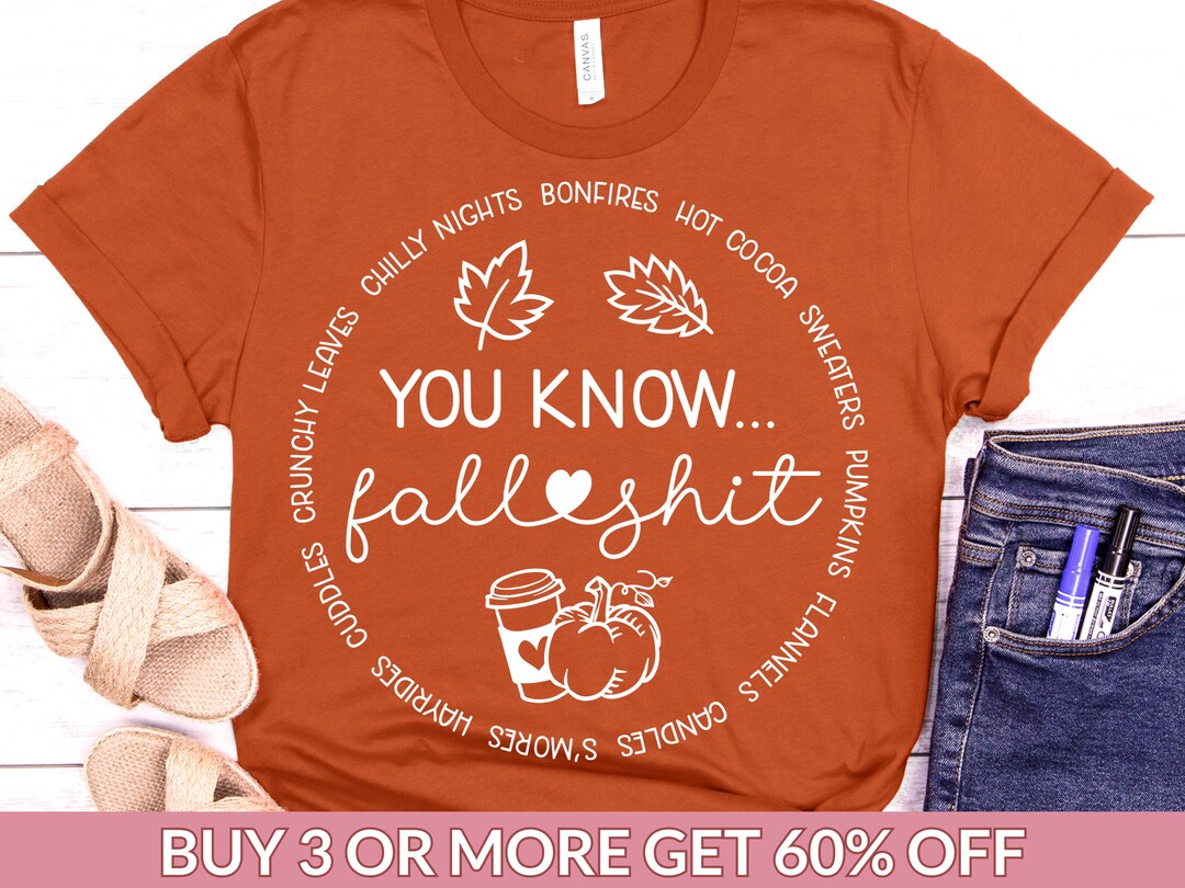 Fall Shit Svg, Bonfires Hot Cocoa Pumpkins Svg, Pumpkin SVG, Fall SVG ...