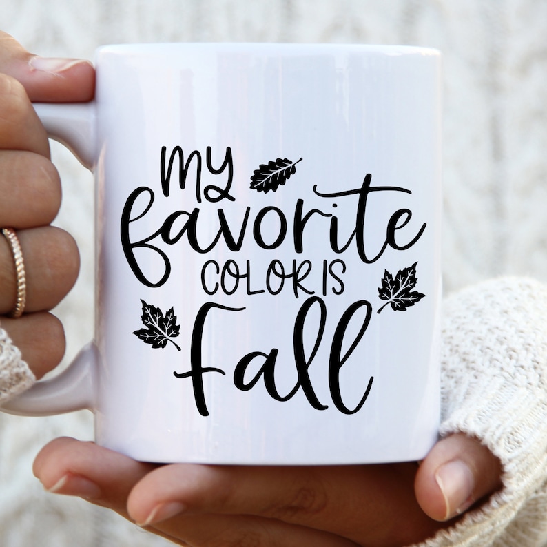 My Favorite Color is Fall SVG Fall Svg Autumn Svg Harvest - Etsy