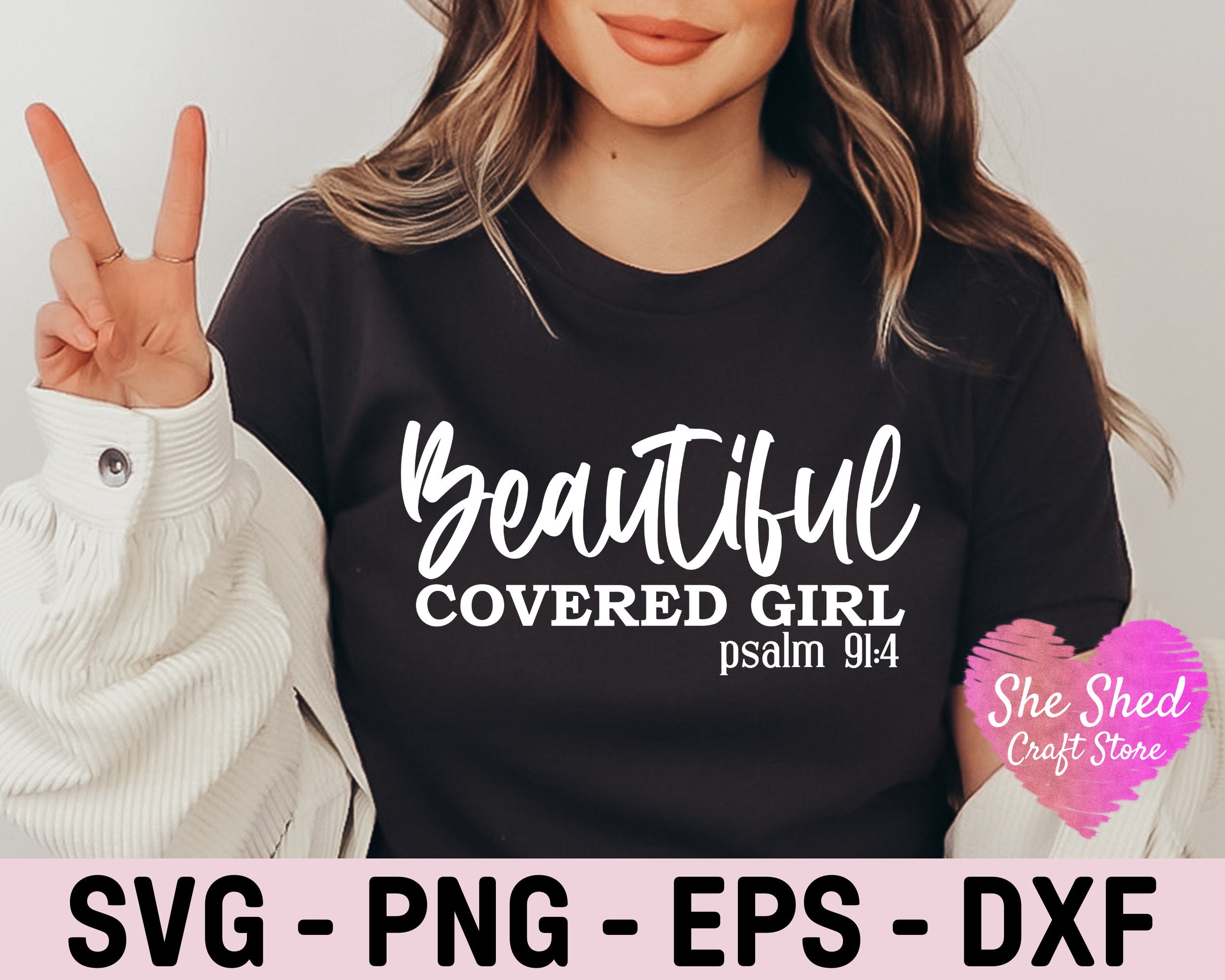 Beautiful Covered Girl SVG Inspirational Svg Positive Quote - Etsy