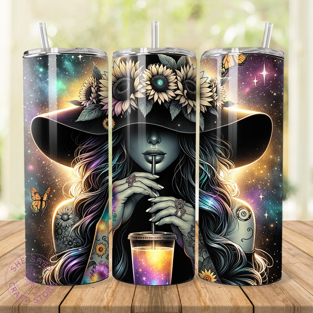Tattoo Artist 20oz Skinny Tumbler Wrap, Inked Sublimation Design ...