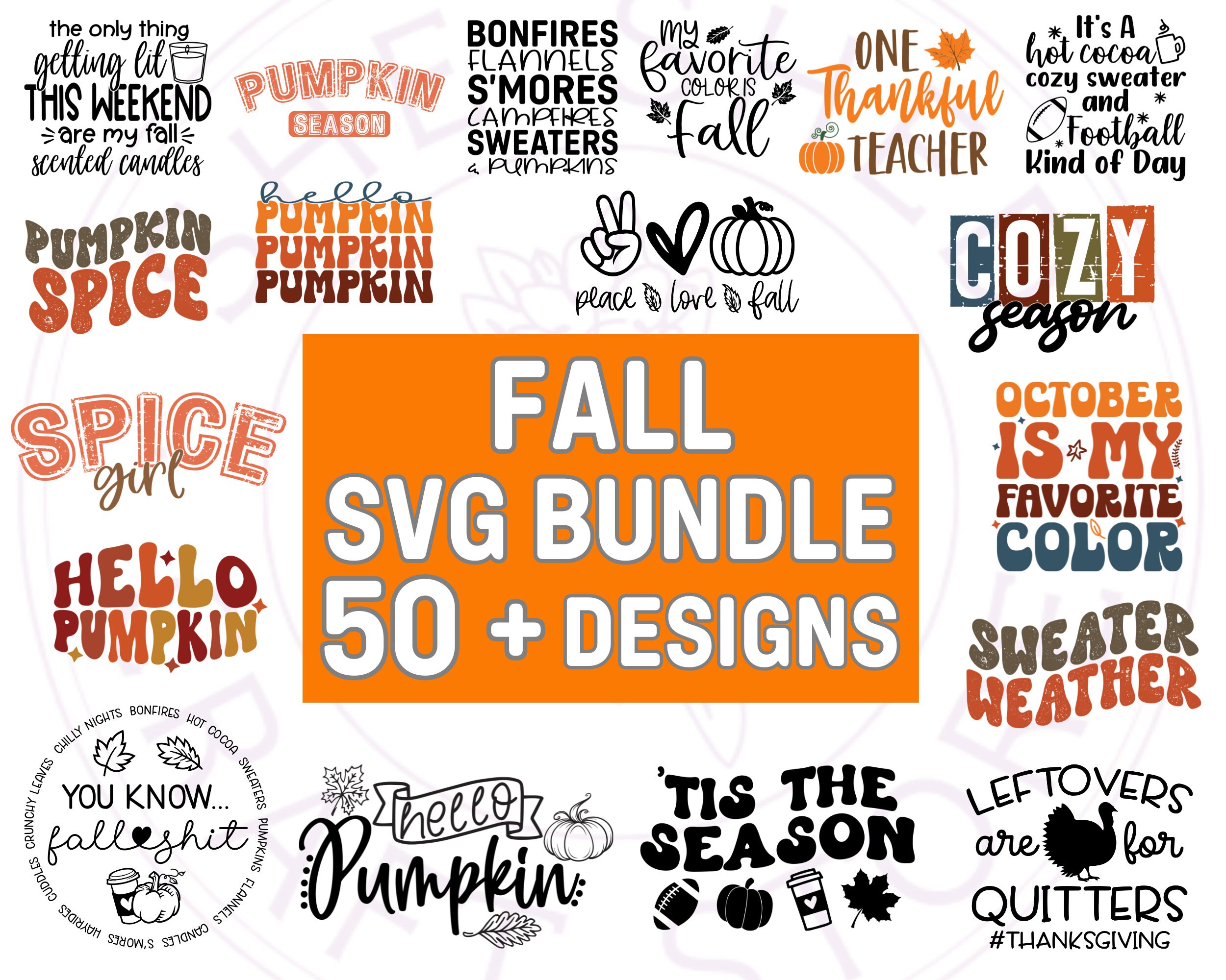 Fall SVG, Fall SVG Bundle, Autumn Svg, Thanksgiving Svg, Fall Svg ...