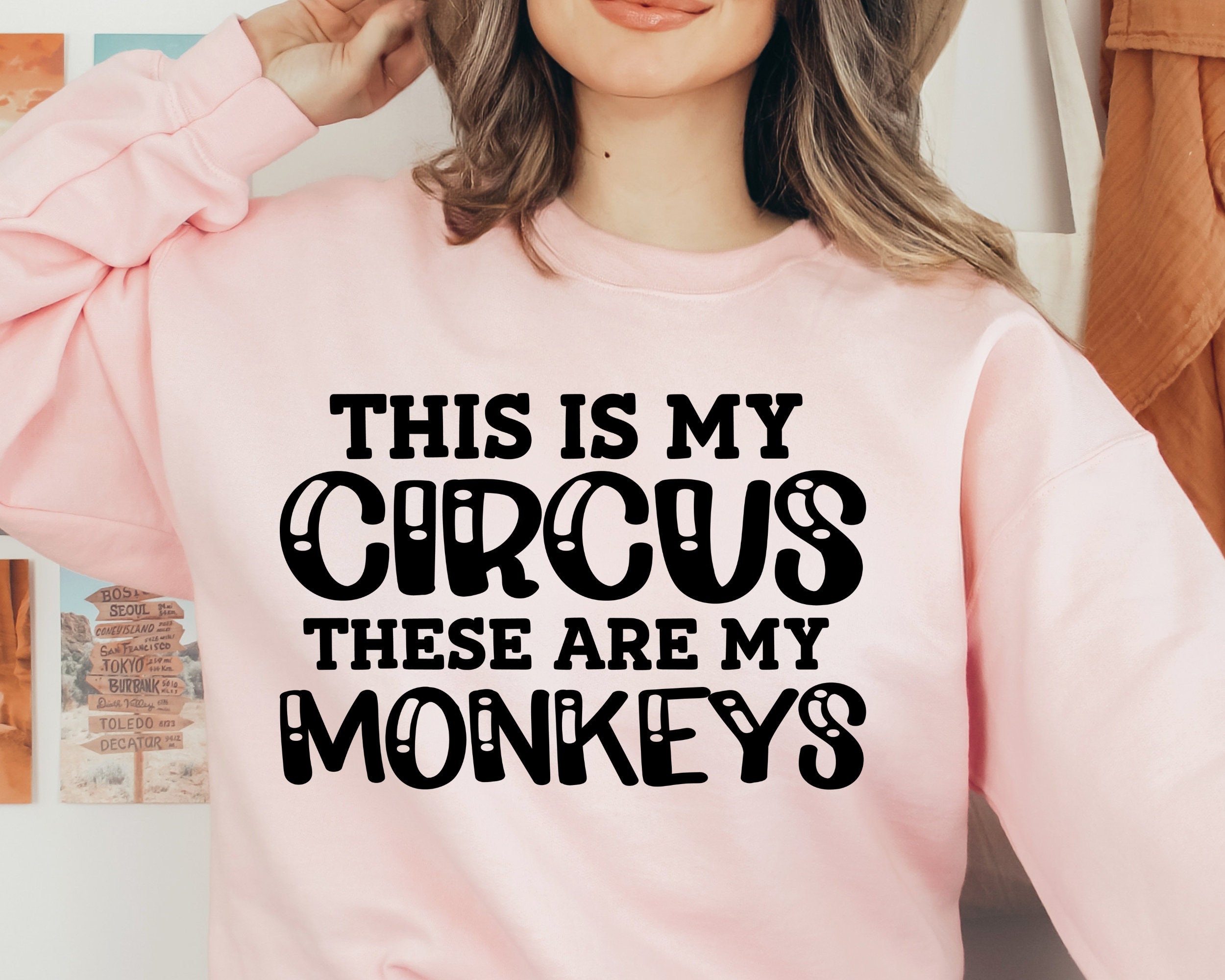 This is My Circus and These Are My Monkeys Svg Funny Mom Svg - Etsy