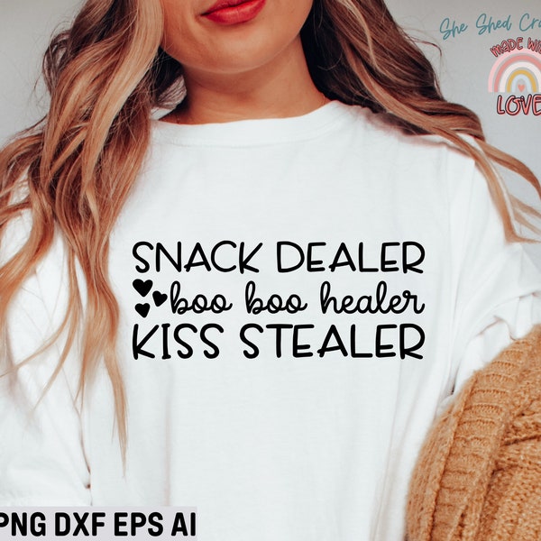Snack Dealer Boo Boo Healer Kiss Stealer - Etsy