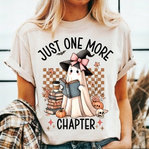 Just One More Chapter Png, Halloween Png, Spooky Season Png, Retro ...