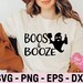 Boos and Booze SVG Here for the Boos Halloween Svg Cute - Etsy