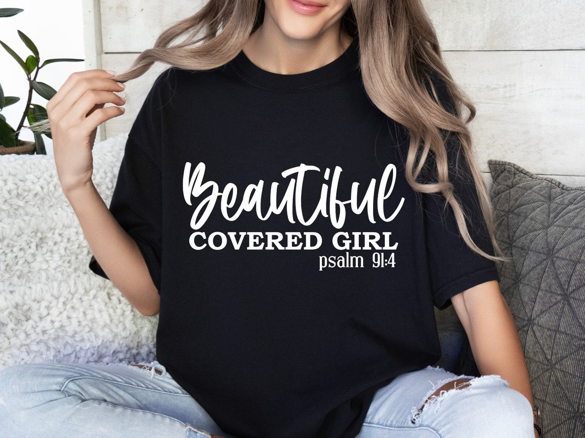 Beautiful Covered Girl SVG, Inspirational Svg, Positive Quote Svg ...