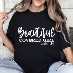 Beautiful Covered Girl SVG, Inspirational Svg, Positive Quote Svg ...
