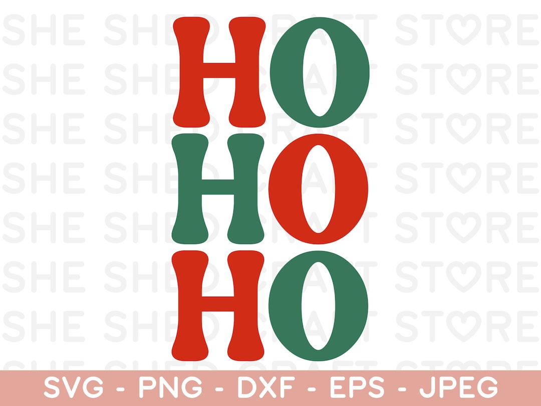 Ho Ho Ho SVG, Funny Christmas SVG, Santa SVG, Snowflake, Candy ...