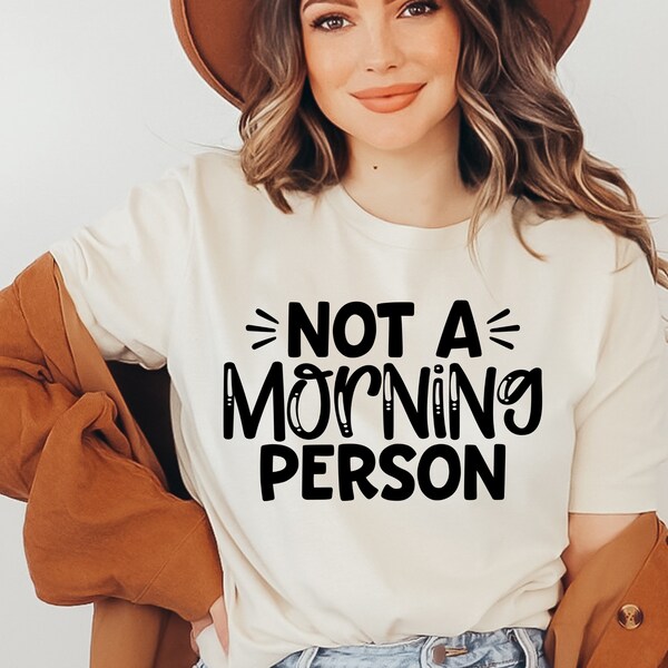 Not Morning Person - Etsy