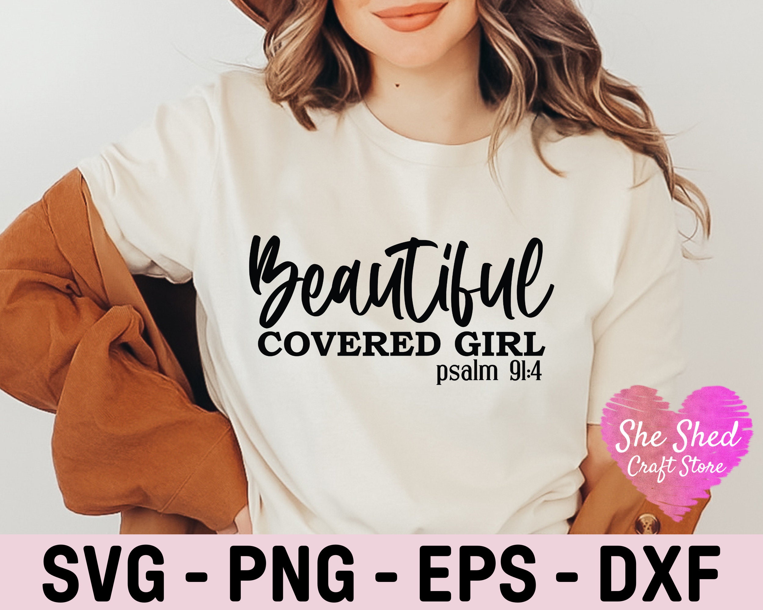 Beautiful Covered Girl SVG Inspirational Svg Positive Quote - Etsy