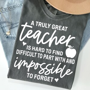 A Truly Great Teacher is Hard to Find SVG, Cut File, Cricut, Commercial ...