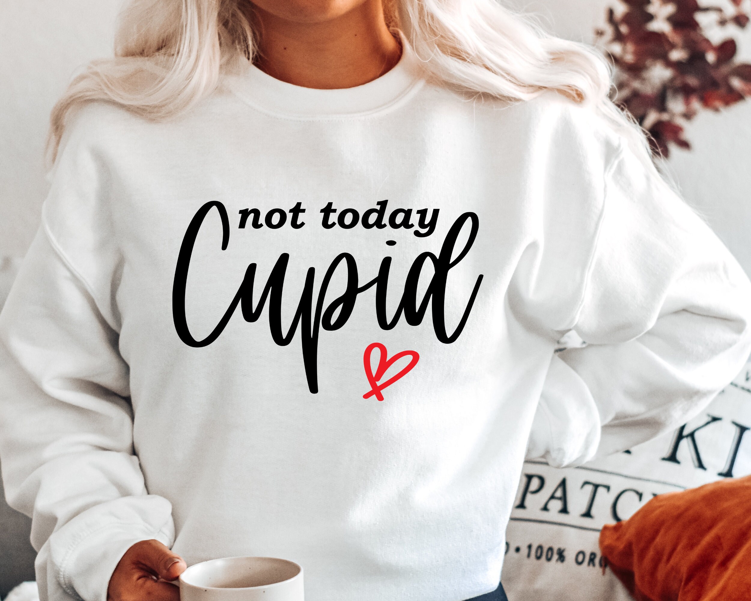 Not Today Cupid SVG PNG PDF Funny Valentine Svg Love Svg - Etsy