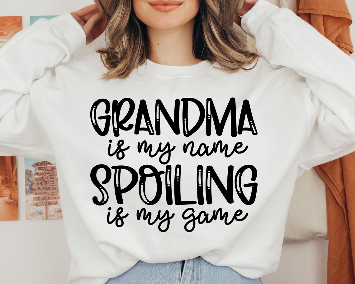 Grandma is My Name SVG PNG PDF Grandma Svg Blessed Grandma - Etsy