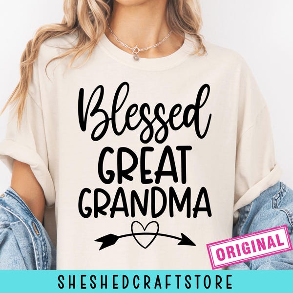 Blessed Great Granny - Etsy