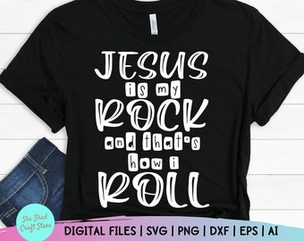 Jesus is My Rock - Etsy