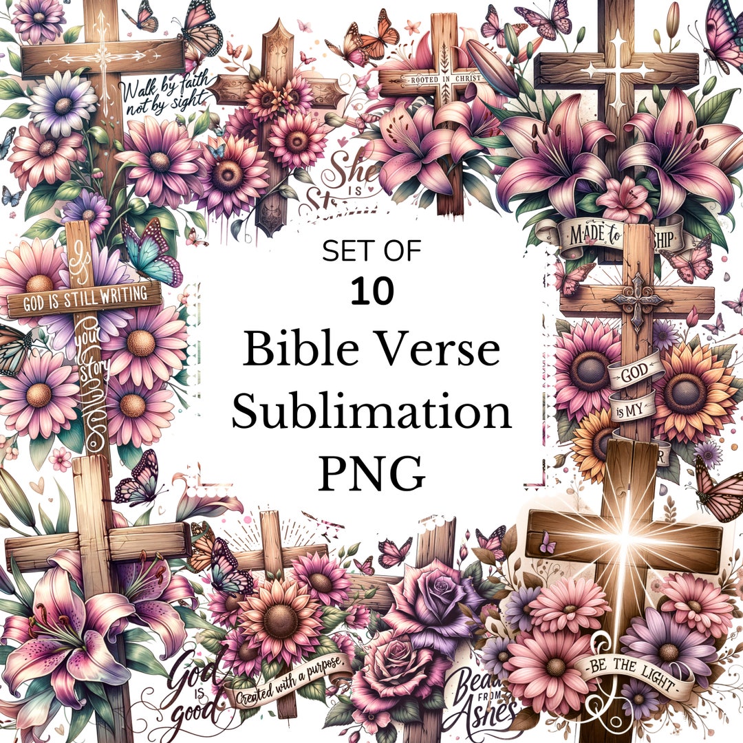 Christian Quotes Bundle PNG - Bible Verse PNG Bundle - Bible Quotes ...