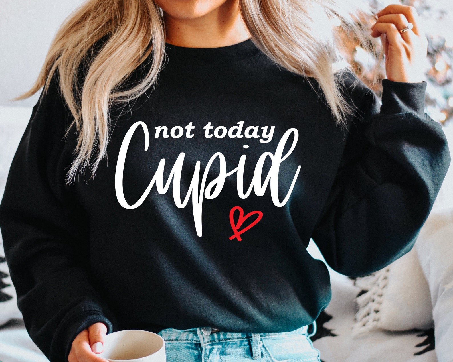Not Today Cupid SVG PNG PDF Funny Valentine Svg Love Svg - Etsy