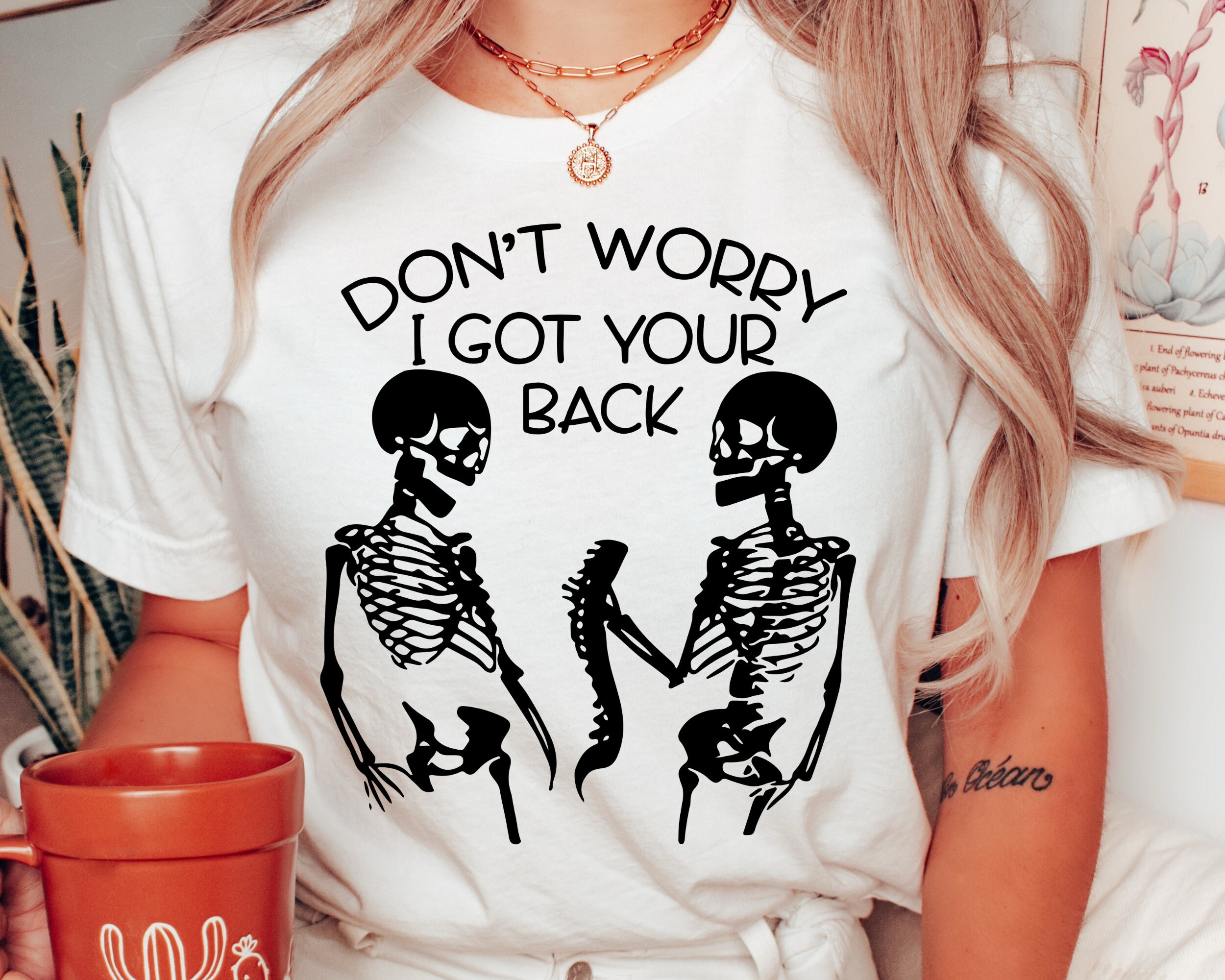 I Got Your Back Skeleton SVG PNG PDF Skeleton Png Halloween - Etsy