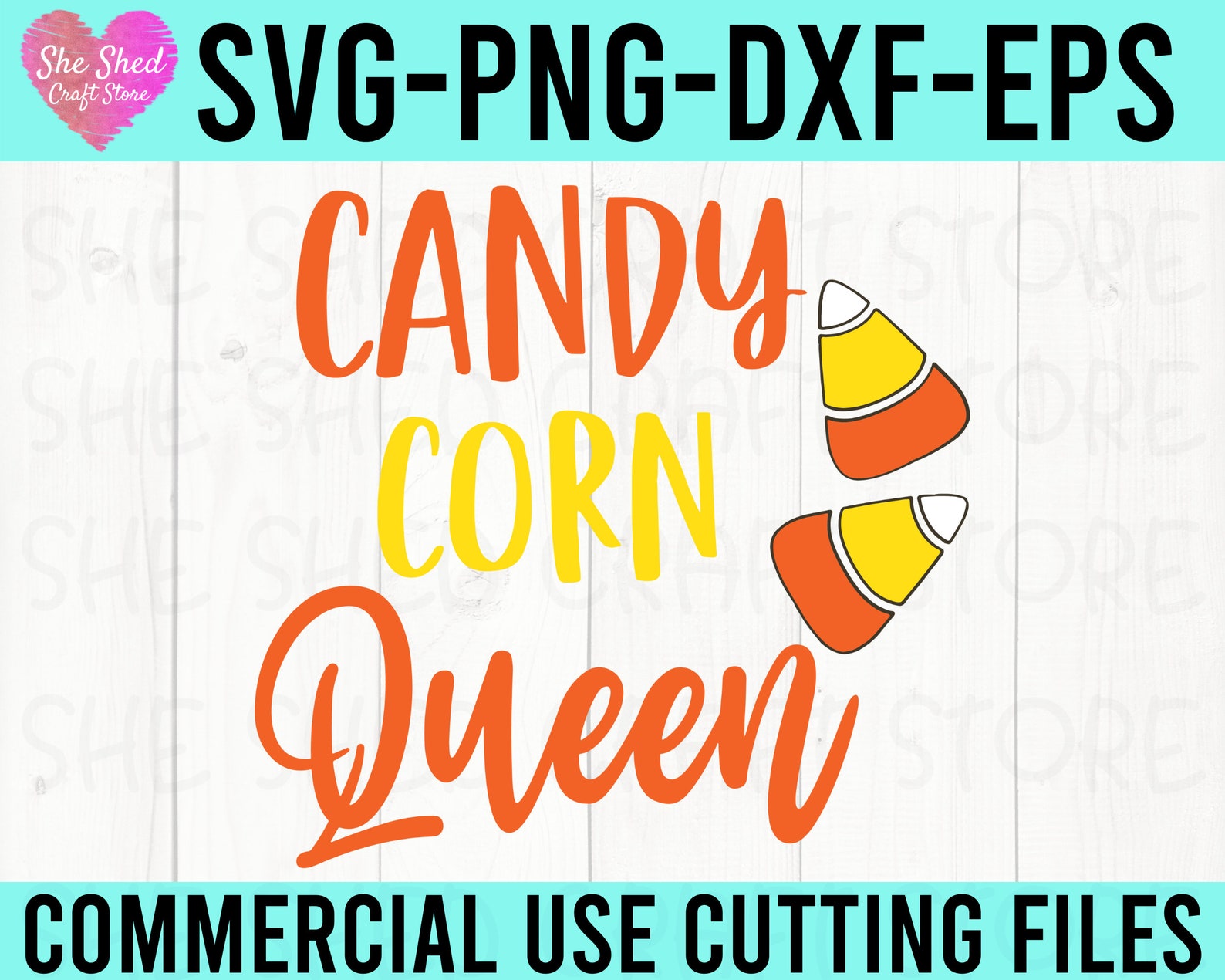 Candy Corn Queen SVG Fall SVG Files for Cricut Candy Corn | Etsy