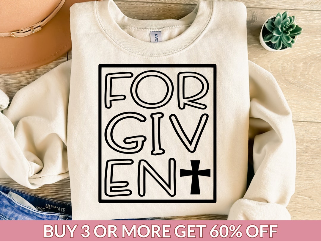 Forgiven Svg Christian Quotes Svg Scripture Svg Dxf Eps - Etsy