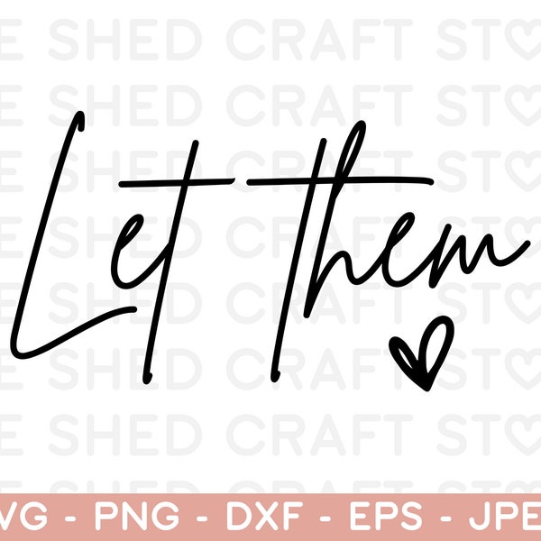 Let Them Svg - Etsy