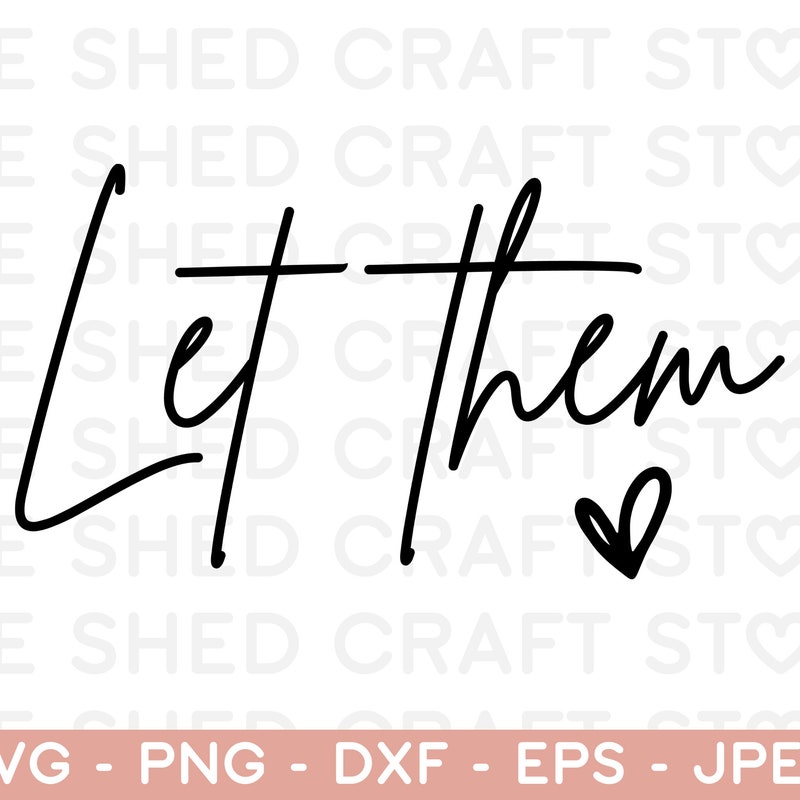 Let Them Svg - Etsy