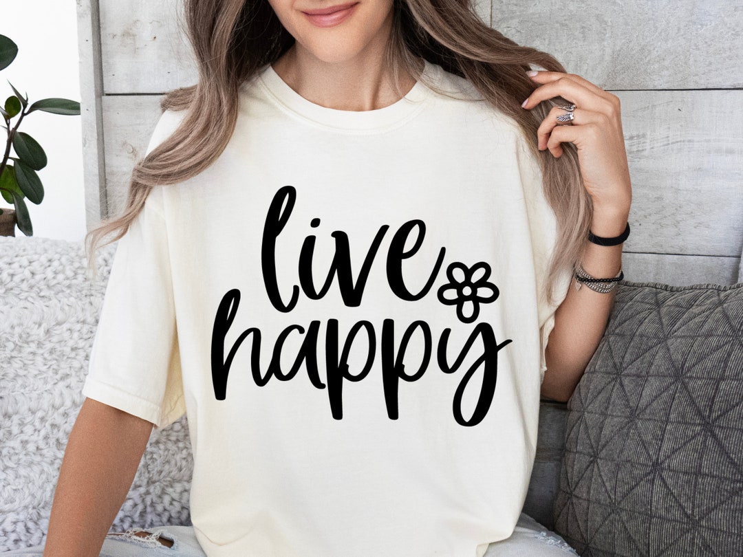 Live Happy SVG, Christian Svg, Motivational Quotes Svg, Christian ...