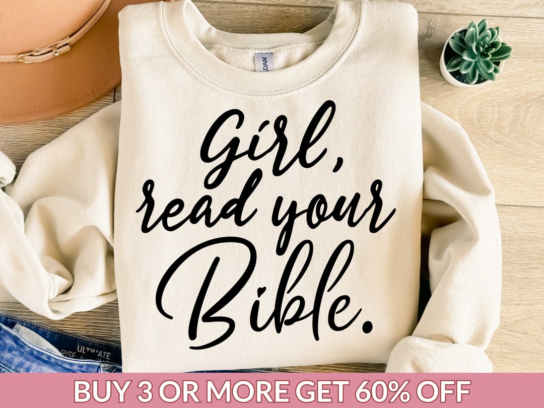 Girl Read Your Bible Christian SVG PNG PDF Religious Svg - Etsy UK