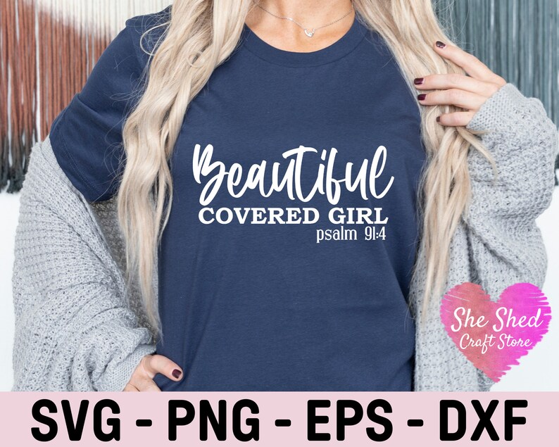 Beautiful Covered Girl SVG Inspirational Svg Positive Quote - Etsy