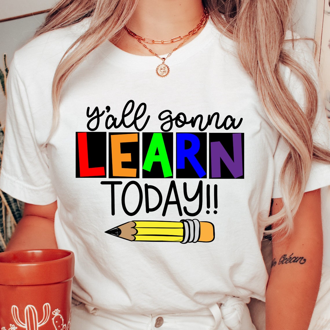 Y'all Gonna Learn Today SVG Teacher Quotes Svg Teacher - Etsy