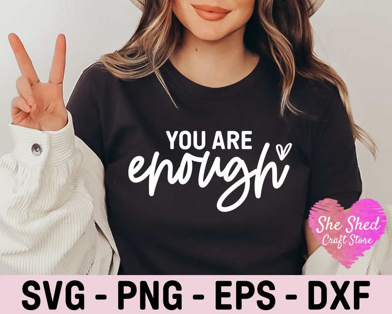 You Are Enough Svg Bible Verse Svg Scripture Svg Self Love - Etsy