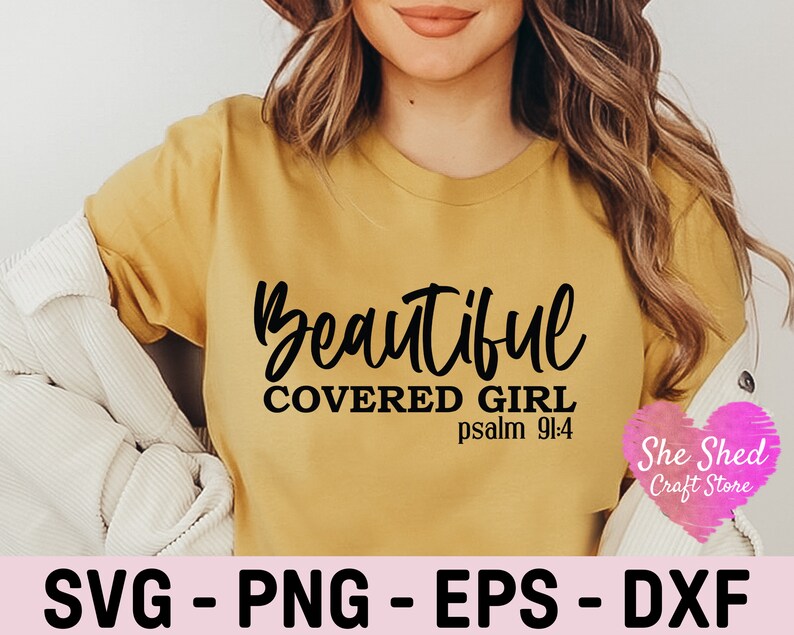 Beautiful Covered Girl SVG Inspirational Svg Positive Quote - Etsy