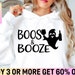 Boos and Booze SVG Here for the Boos Halloween Svg Cute - Etsy