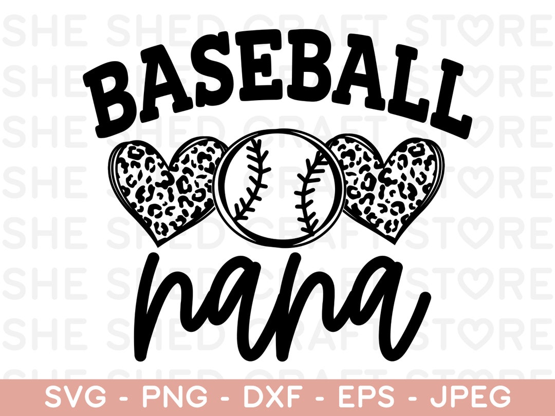 Baseball Nana Svg, Baseball Shirt Svg, Sports Nana Svg, Game Day Svg ...